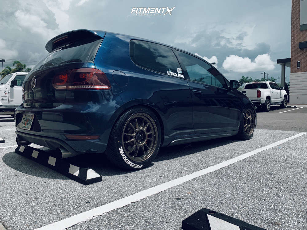 2010 Volkswagen GTI Base with 17x8 Konig Hypergram and Federal 235x45 ...