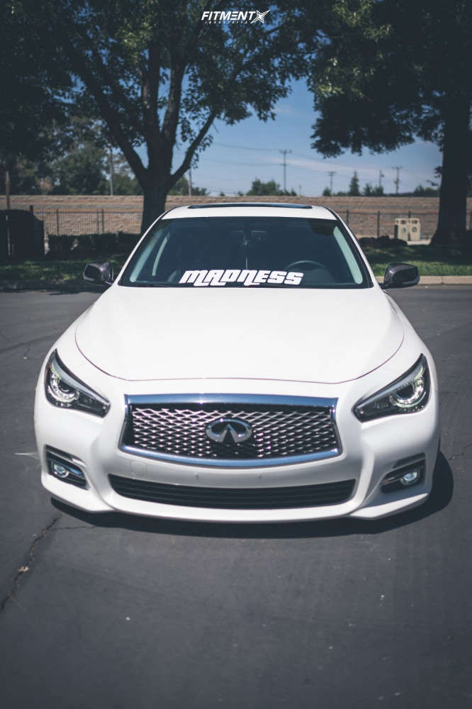 2015 INFINITI Q50 Premium with 19x9.5 Weds Bazreia and Federal 215x35 ...