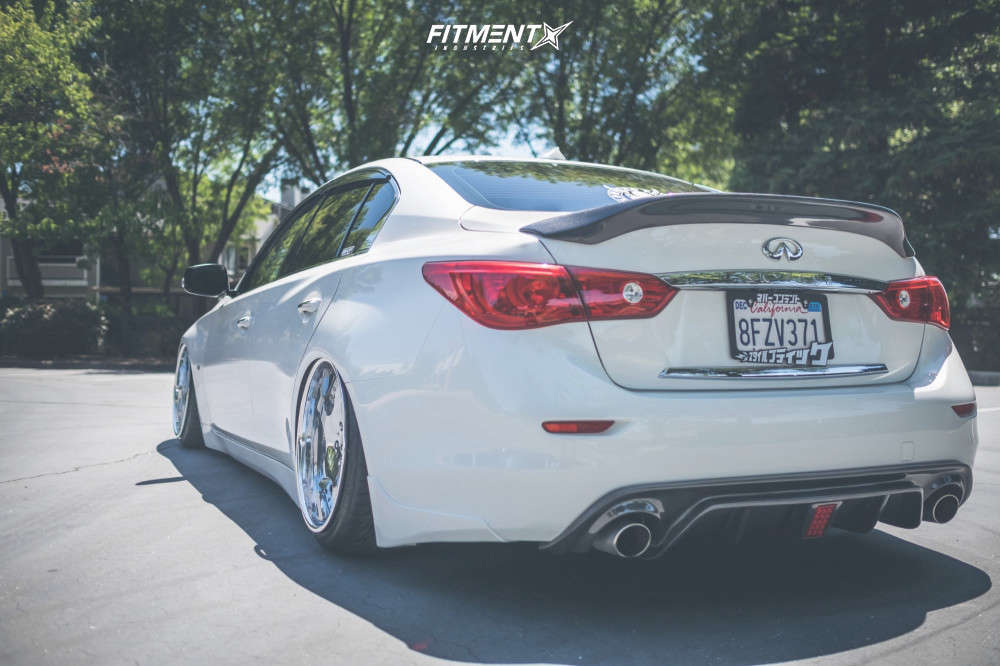 2015 INFINITI Q50 Premium with 19x9.5 Weds Bazreia and Federal 215x35 ...