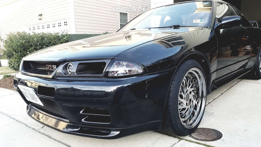1992 Nissan Skyline R32 Base with 18x9.5 Aodhan Ds03 and Kelly 245x40 ...