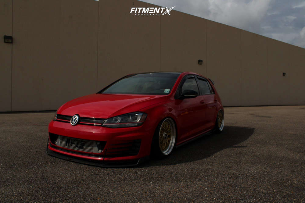 2016 Volkswagen GTI SE with 18x9.5 Rotiform Lsr and Achilles 225x40 on ...