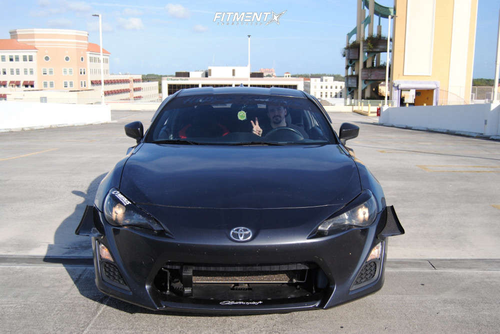 2013 Scion FR-S Base with 17x7 Konig Control and Firestone 215x45 on ...