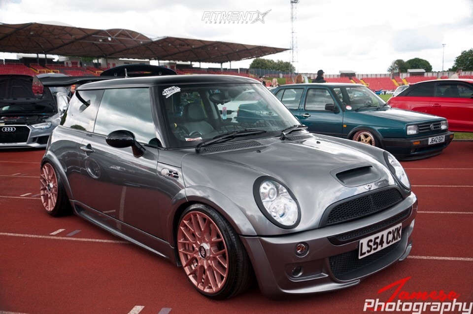 2004 Mini Cooper S with 17x8 Rotiform Rse and Nankang 195x40 on ...