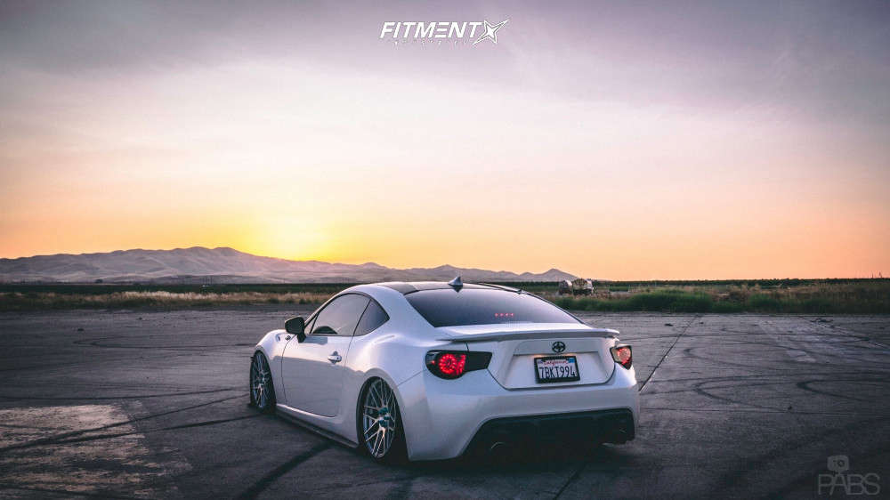 2013 Scion FR-S Base with 18x8.5 MRR Gt7 and Briway 265x30 on Air ...