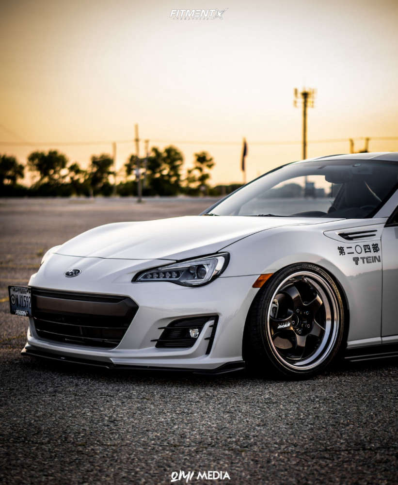2017 Subaru BRZ Sport-tech with 18x8 Work Meister S12p and Delinte ...
