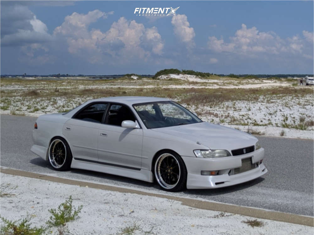 1993 Toyota Chaser Base with 19x9 Work Bersaglio and Federal 225x35 on ...