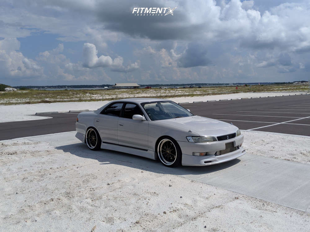 1993 Toyota Chaser Base with 19x9 Work Bersaglio and Federal 225x35 on ...