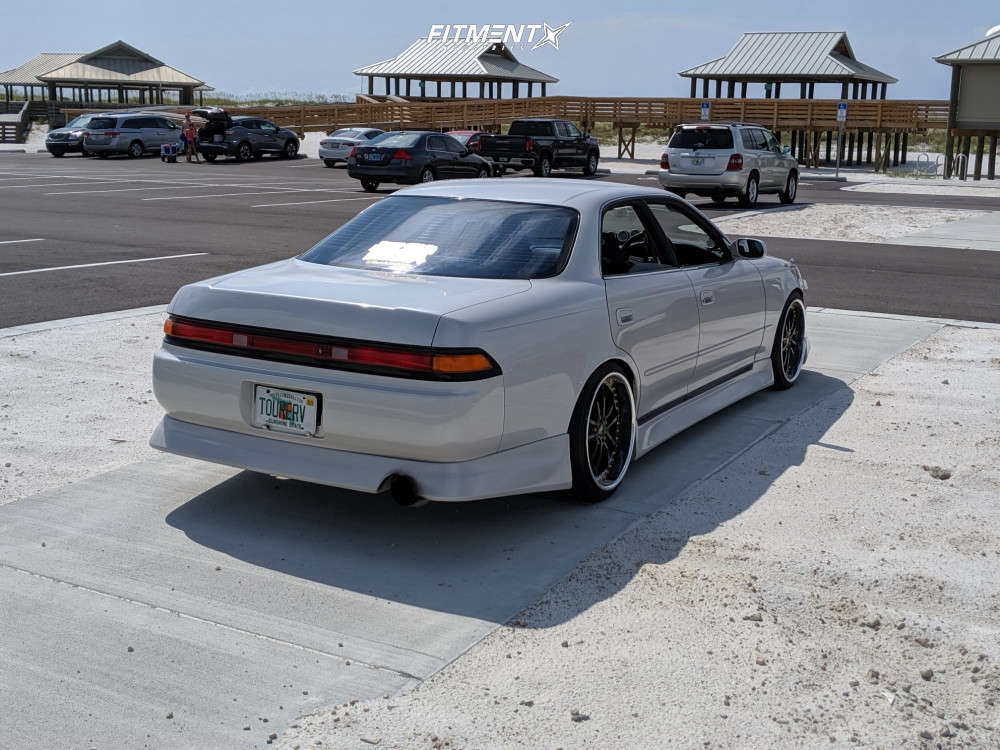 1993 Toyota Chaser Base with 19x9 Work Bersaglio and Federal 225x35 on ...
