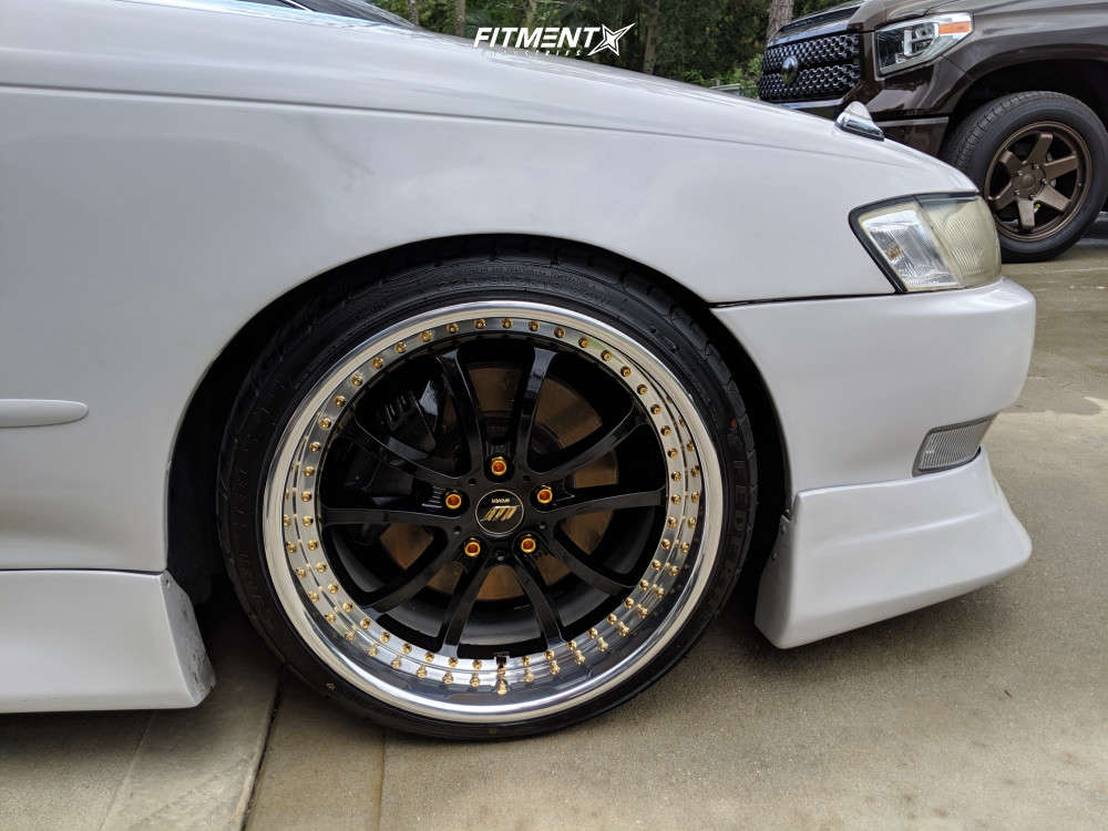 1993 Toyota Chaser Base with 19x9 Work Bersaglio and Federal 225x35 on ...