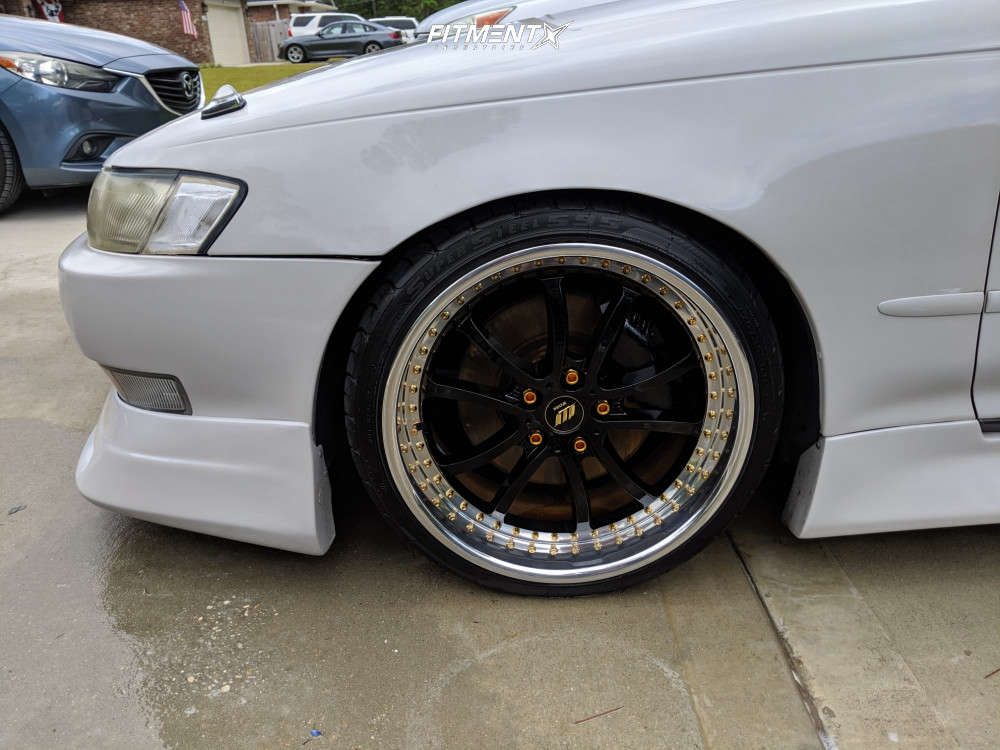 1993 Toyota Chaser Base with 19x9 Work Bersaglio and Federal 225x35 on ...