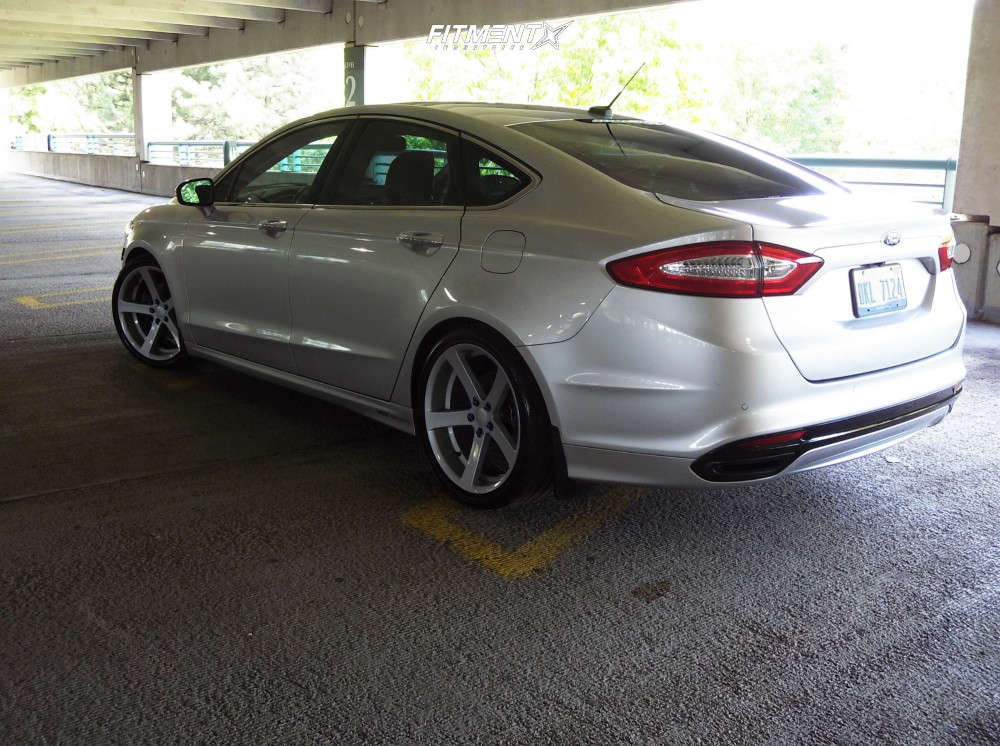 2016 Ford Fusion SE with 19x8.5 Fast Wheels KOSOKU and Firestone 255x35 ...