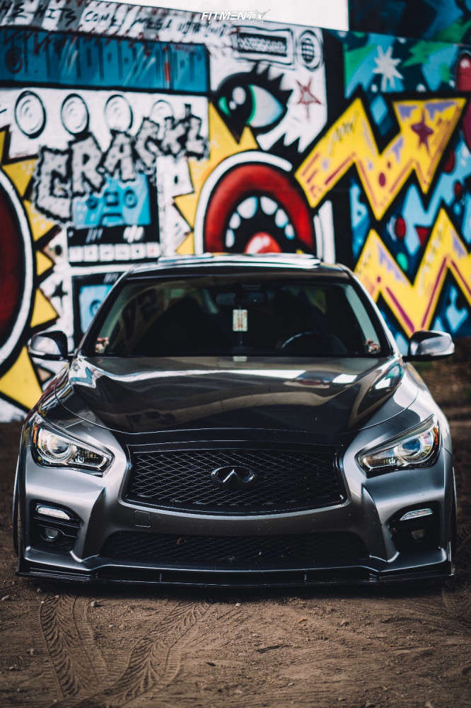 2014 INFINITI Q50 Hybrid Sport with 19x10 Rotiform Rse and Toyo Tires ...