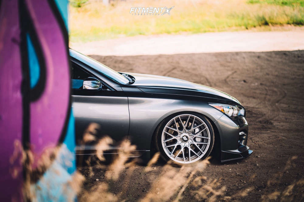 2014 INFINITI Q50 Hybrid Sport with 19x10 Rotiform Rse and Toyo Tires ...