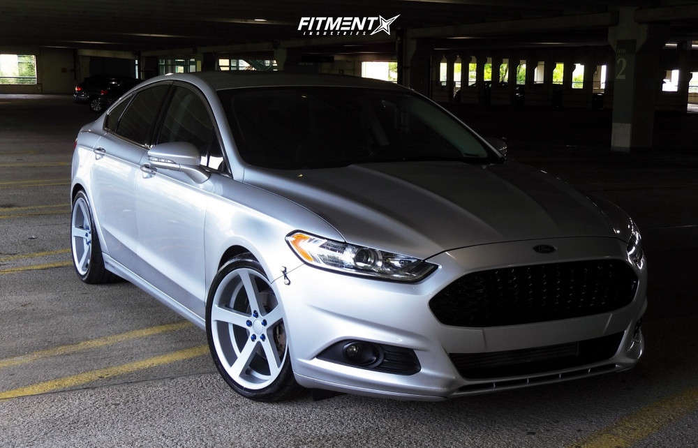 2016 Ford Fusion SE with 19x8.5 Fast Wheels KOSOKU and Firestone 255x35 ...