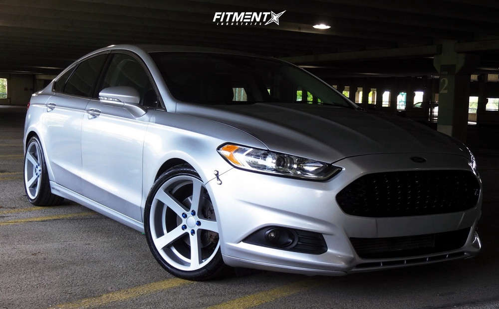 2016 Ford Fusion SE with 19x8.5 Fast Wheels KOSOKU and Firestone 255x35 ...