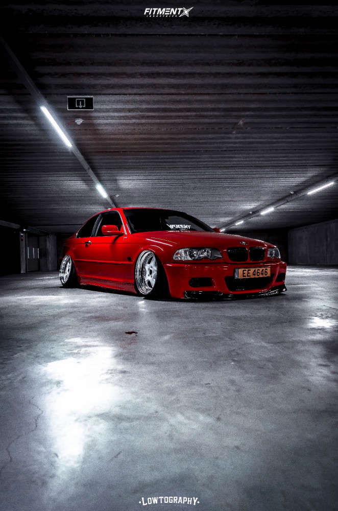 2000 BMW 330Ci Base with 18x10 RH ZW4 and Hankook 215x35 on Air ...