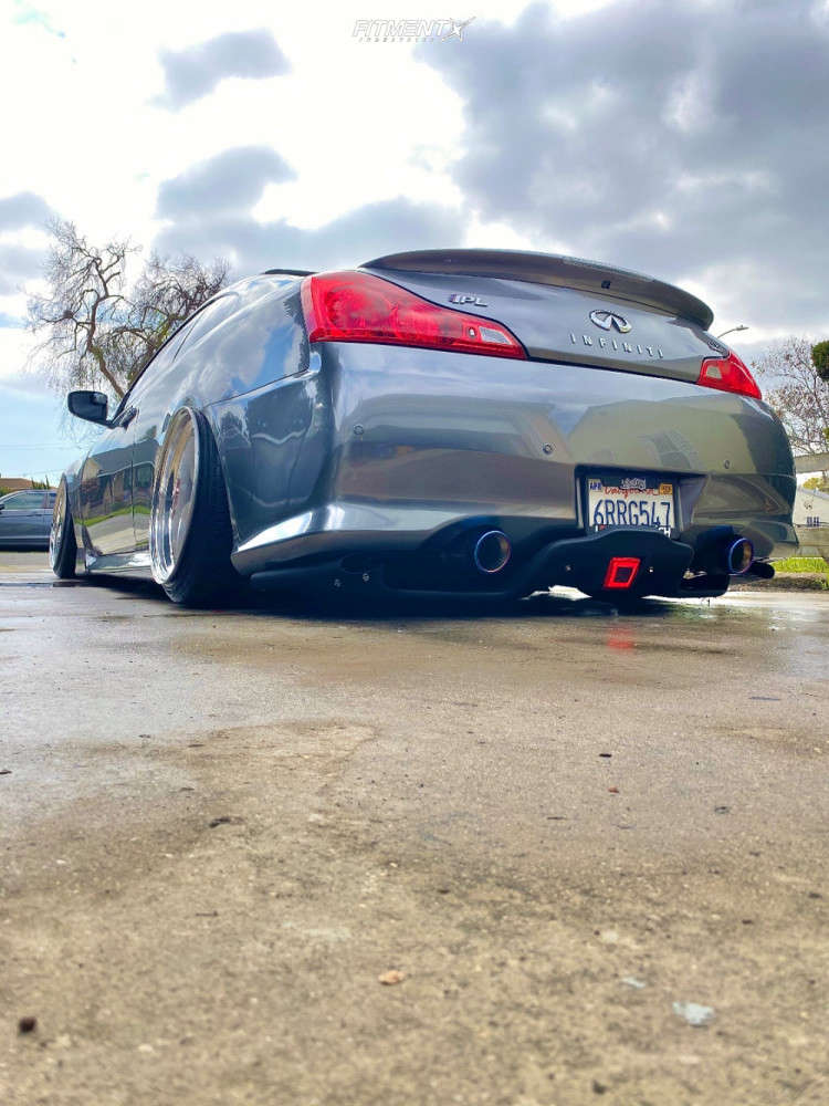 2011 INFINITI G37 IPL with 19x10 GMR Gs-5 and Federal 225x35 on Air ...