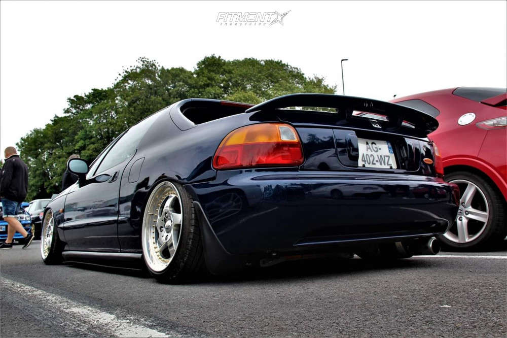 1997 Honda Civic Del Sol VTEC with 16x8 Work Carving Stark II and ...