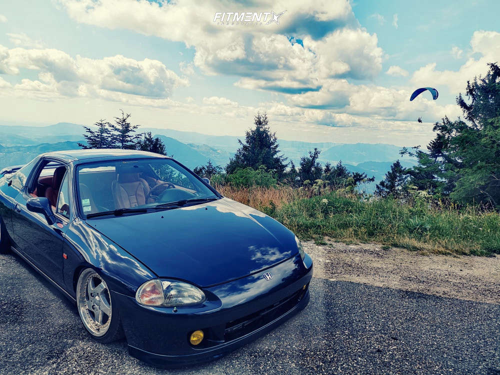 1997 Honda Civic Del Sol VTEC with 16x8 Work Carving Stark II and ...
