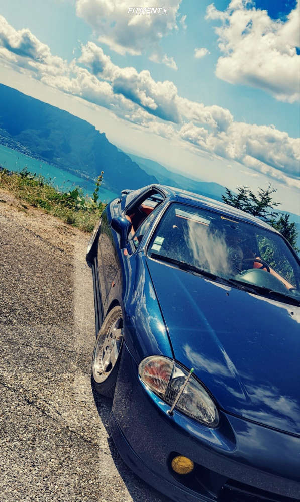 1997 Honda Civic Del Sol VTEC with 16x8 Work Carving Stark II and ...