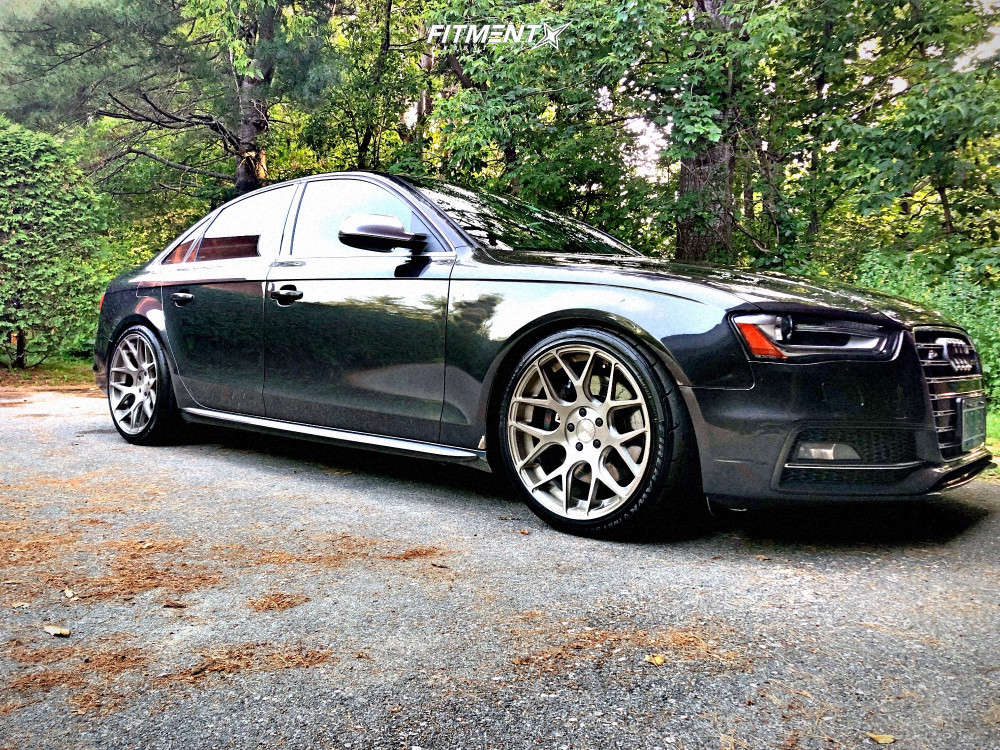 2013 Audi S4 Base with 19x9.5 Avant Garde M590 and Firestone 255x35 on ...