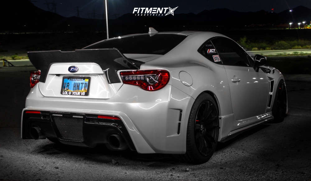 2017 Subaru BRZ Limited with 18x9.5 Gram Lights 57xtreme and Michelin ...