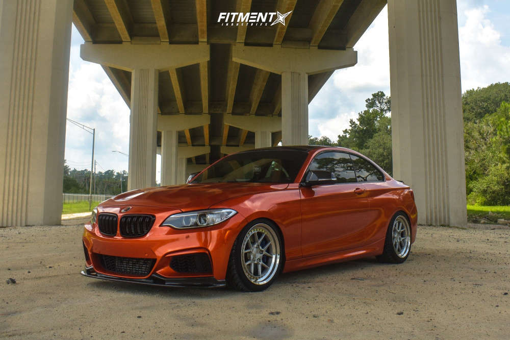 2015 BMW M235i Base with 18x8.5 BC Forged LE52 and Federal 225x40 on ...