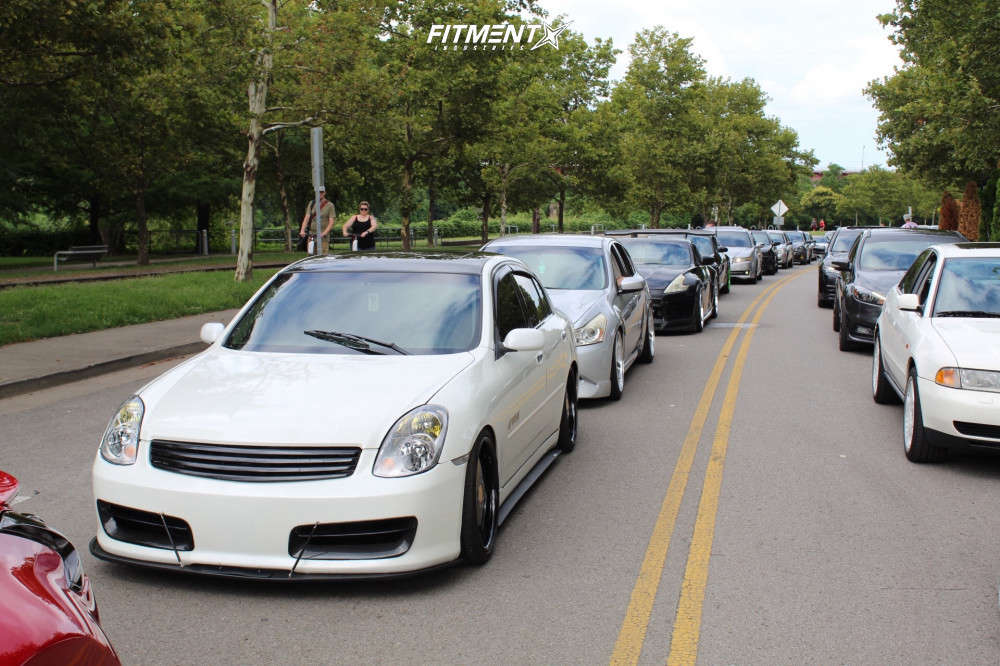 2003 INFINITI G35 Base with 19x8.5 Work Euroline and Lexani 245x35 on ...