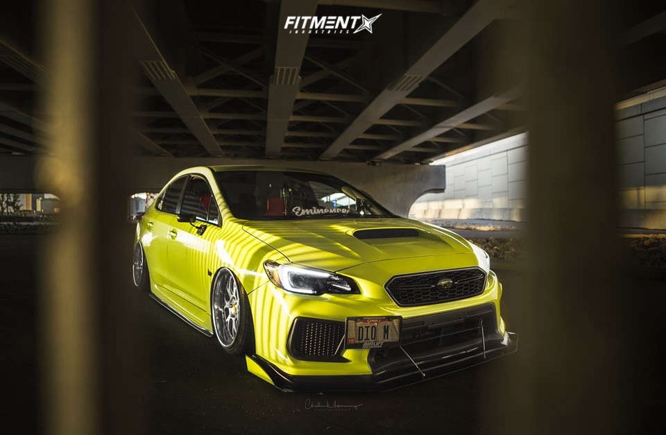 2015 Subaru WRX Base with 18x10 GMR GS-109 and Federal 225x35 on Air ...