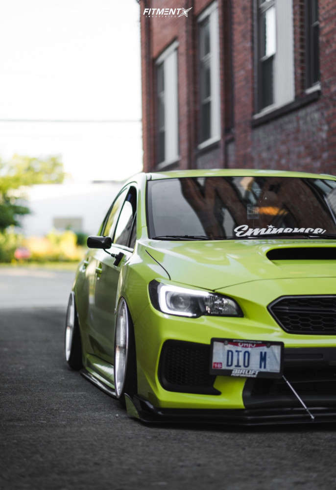 2015 Subaru WRX Base with 18x10 GMR GS-109 and Federal 225x35 on Air ...