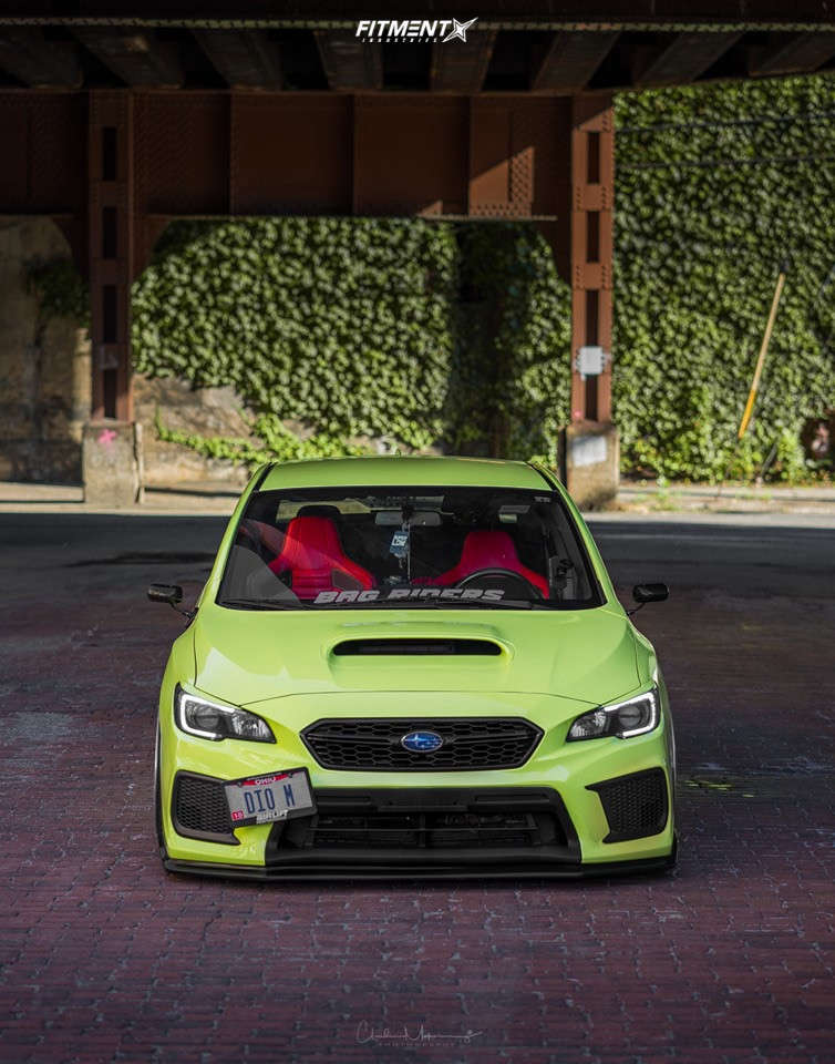 2015 Subaru WRX Base with 18x10 GMR GS-109 and Federal 225x35 on Air ...