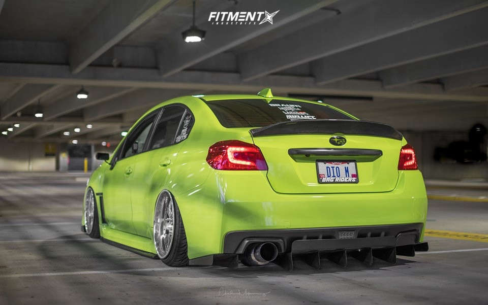 2015 Subaru WRX Base with 18x10 GMR GS-109 and Federal 225x35 on Air ...