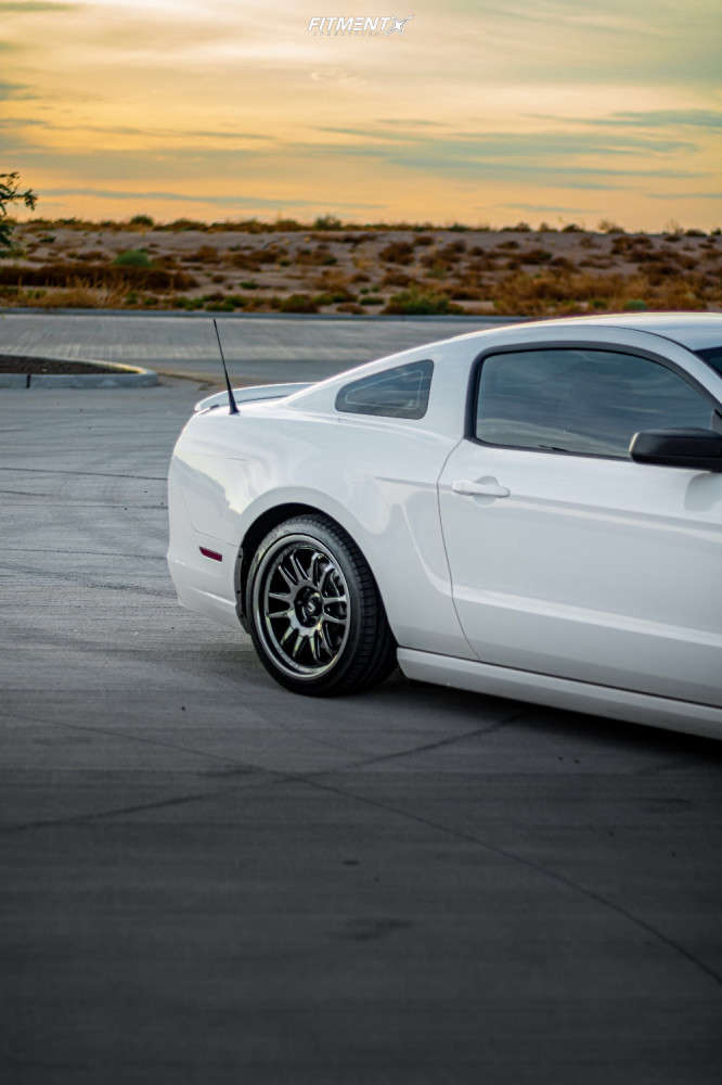 2013 Ford Mustang Base with 18x9 Cosmis Racing XT-206R and Nankang ...