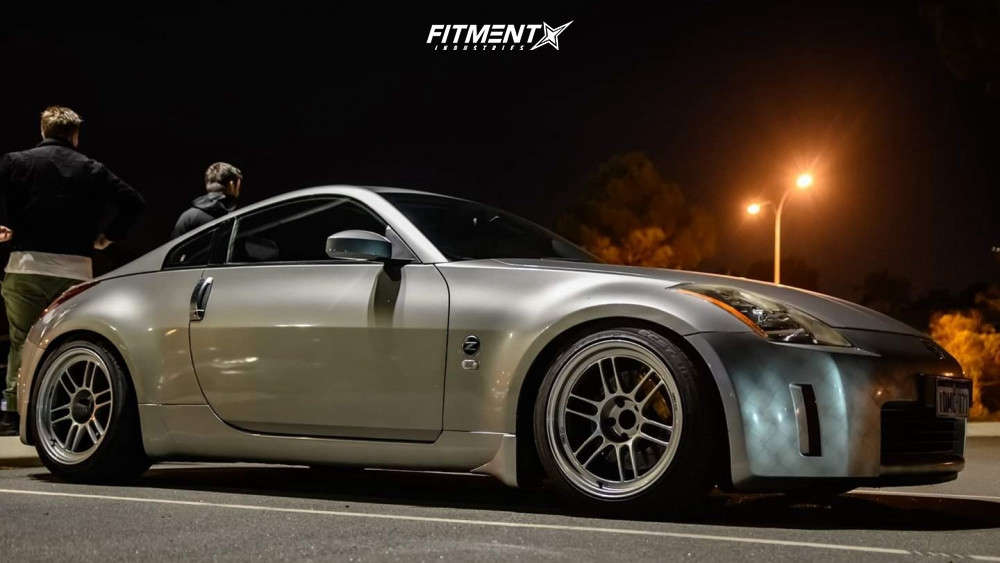 2003 Nissan 350Z Track with 18x9.5 Enkei RPF1 and Kumho 245x40 on ...