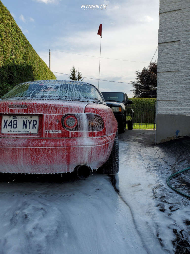 1990 Mazda Miata Base with 15x6 BBS Ra and Yokohama 195x50 on Coilovers ...