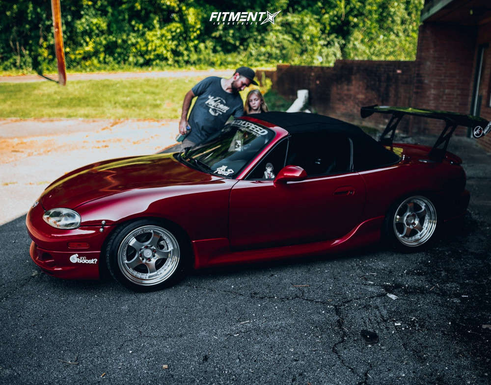 2004 Mazda Miata Mazdaspeed with 16x8 Aodhan Ah03 and Federal 195x45 on Coilovers | 771939 ...