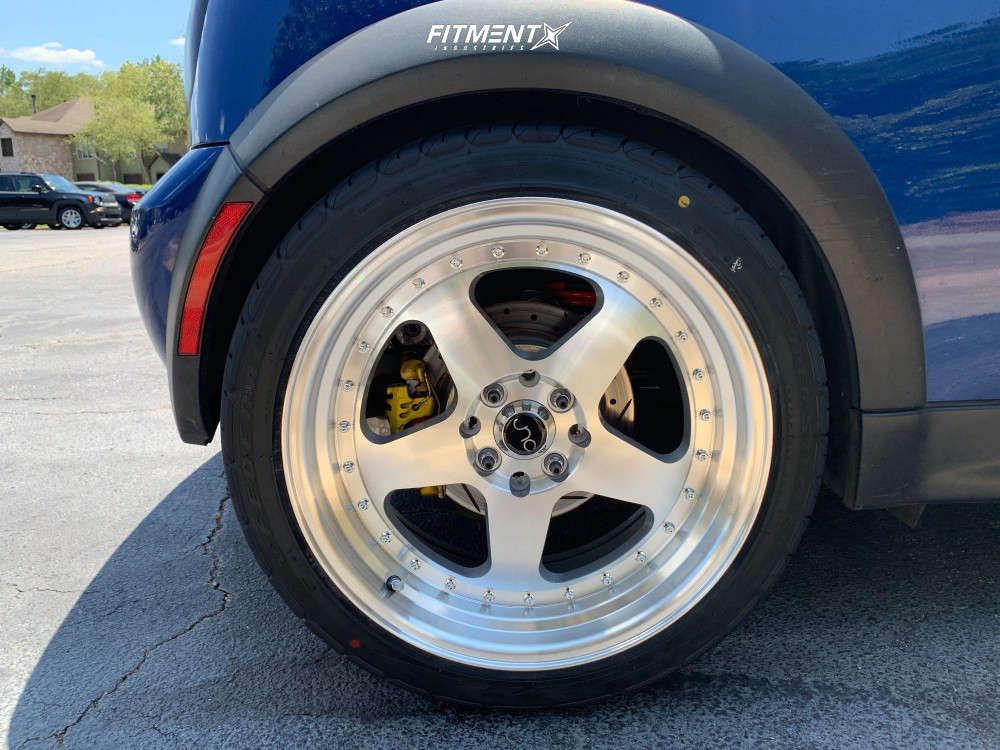 2003 Mini Cooper S with 17x8 JNC Jnc010 and Federal 205x45 on Lowering ...