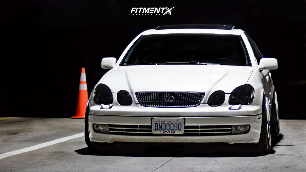 1998 Lexus GS400 Base with 19x10.5 Weds SHOKI and Continental 235x35 on ...