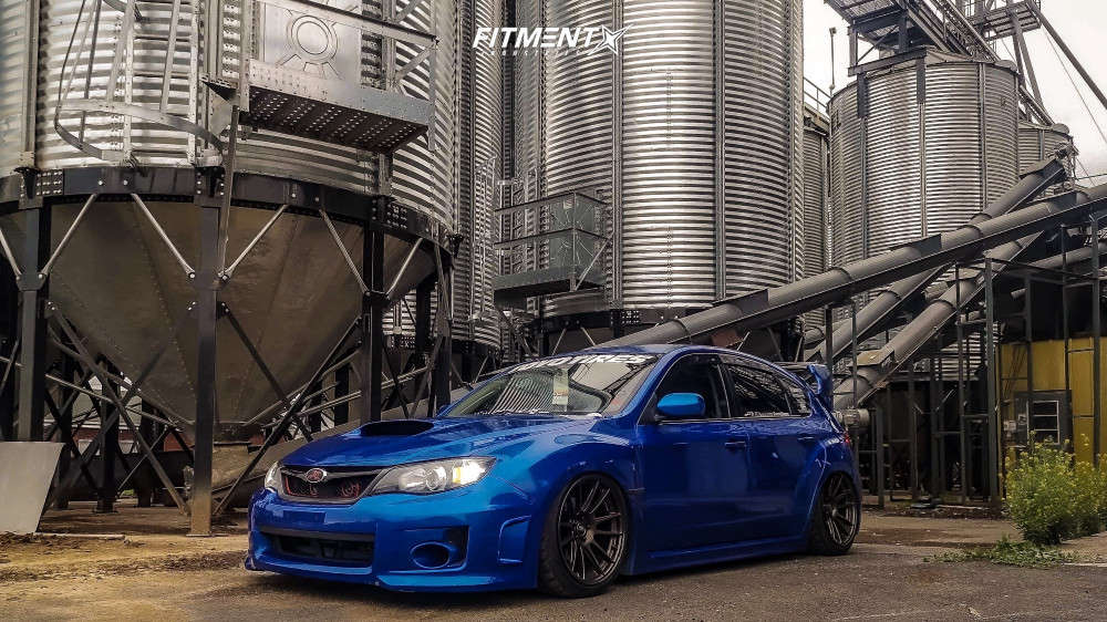 2011 Subaru Impreza WRX with 18x10 720 Form GTF2 and Toyo Tires 235x40 ...