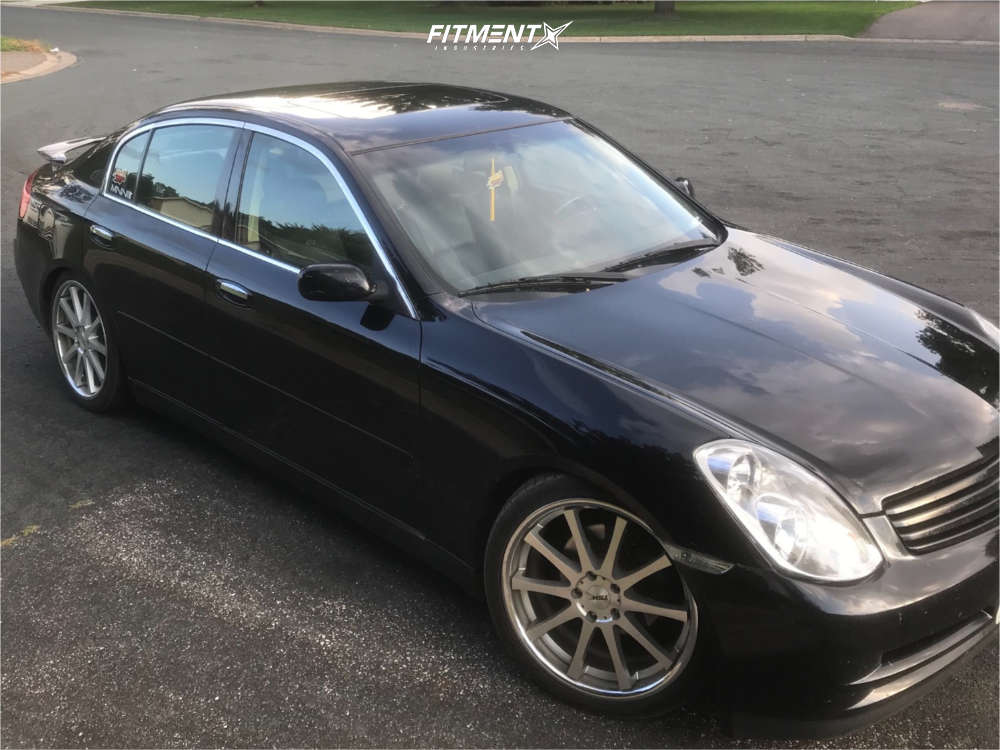 2003 INFINITI G35 Base with 19x8 TSW Jerez and Nankang 235x40 on ...