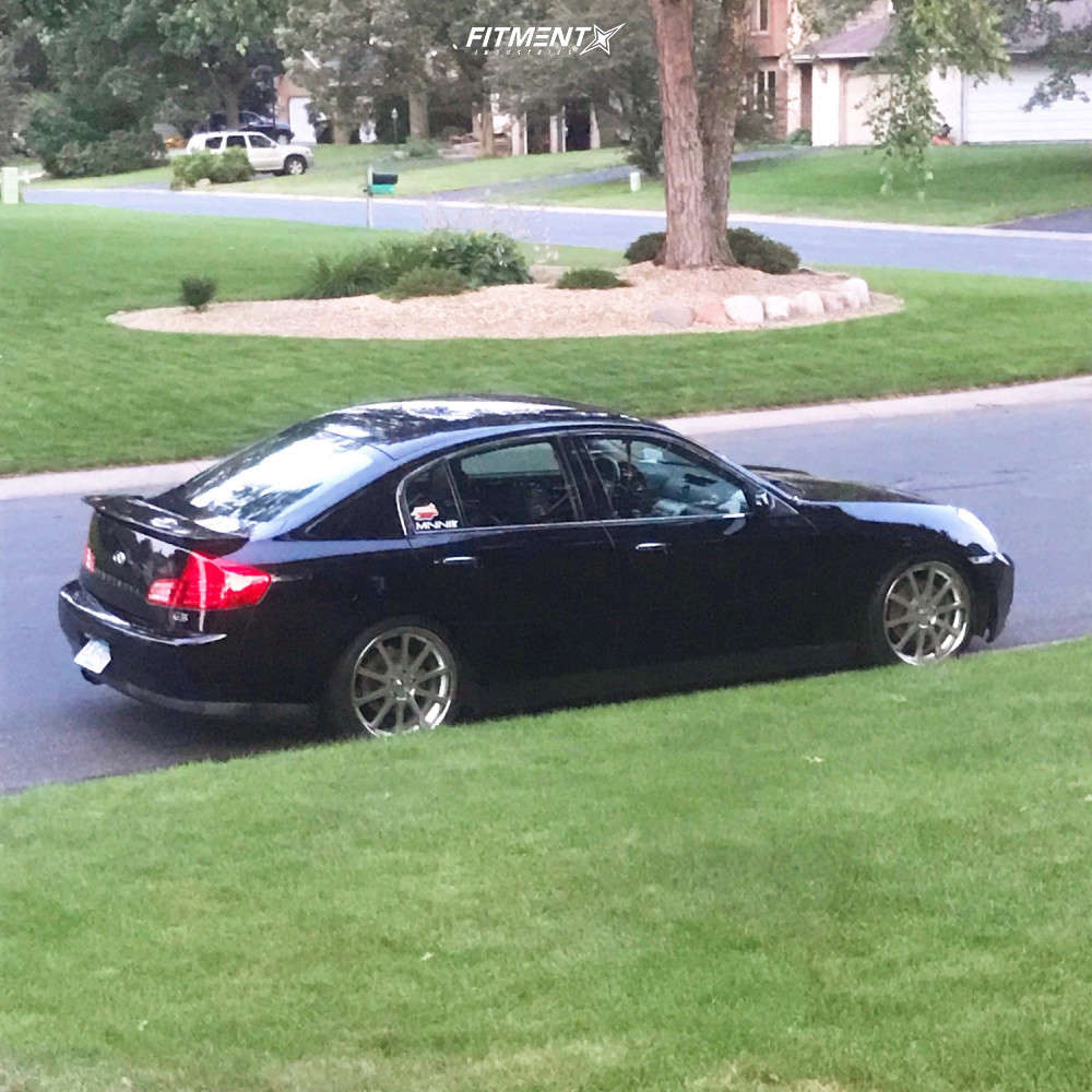 2003 INFINITI G35 Base with 19x8 TSW Jerez and Nankang 235x40 on ...