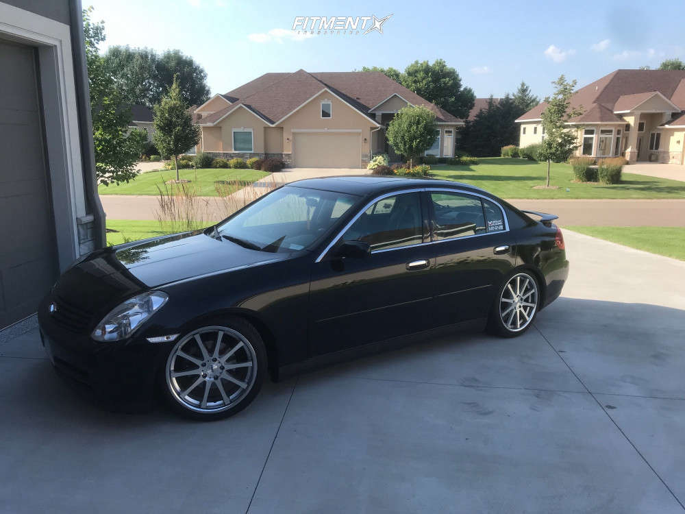 2003 INFINITI G35 Base with 19x8 TSW Jerez and Nankang 235x40 on ...