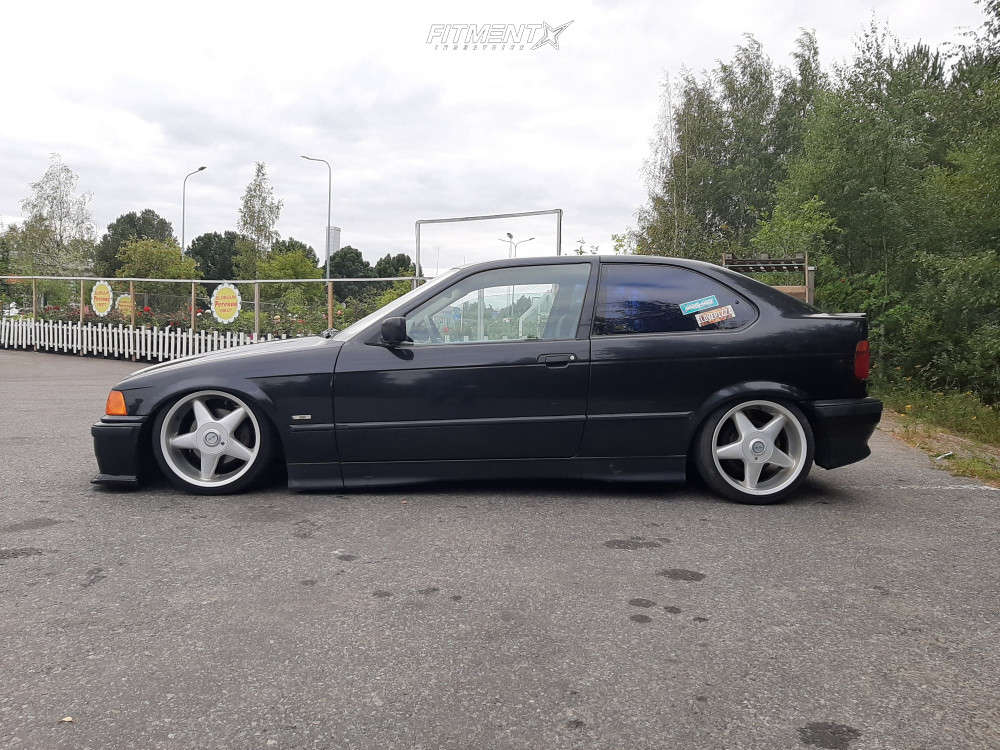 1999 BMW 3 Series Base with 17x8 Powertech BCW and Comforser 195x40 on ...