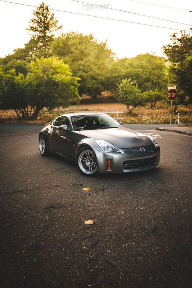 2008 Nissan 350Z Touring with 18x9.5 Enkei RPF1 and Pirelli 255x35 on ...