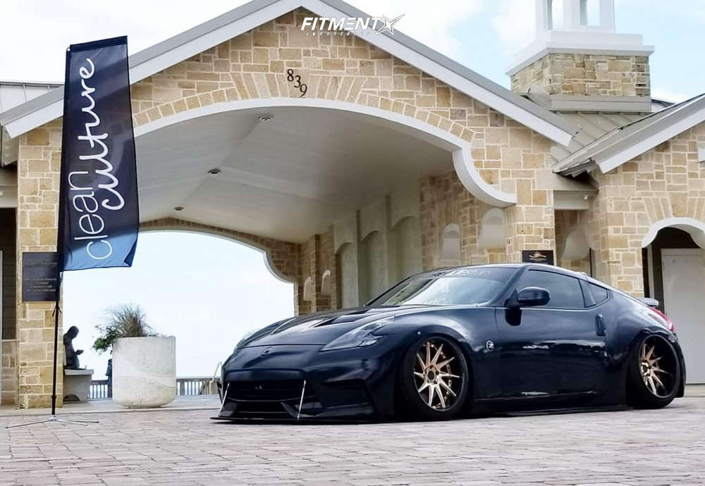 2012 Nissan 370Z Base with 19x10 Avant Garde F421 and Hankook 255x35 on ...