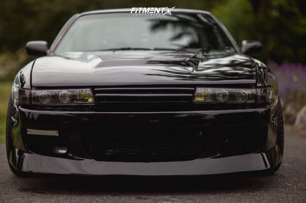 1990 Nissan 240SX SE with 18x10 Work Emotion D9r and Falken 245x40 on ...