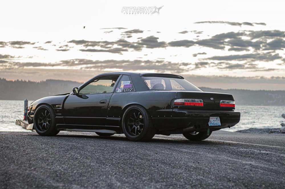1990 Nissan 240SX SE with 18x10 Work Emotion D9r and Falken 245x40 on ...