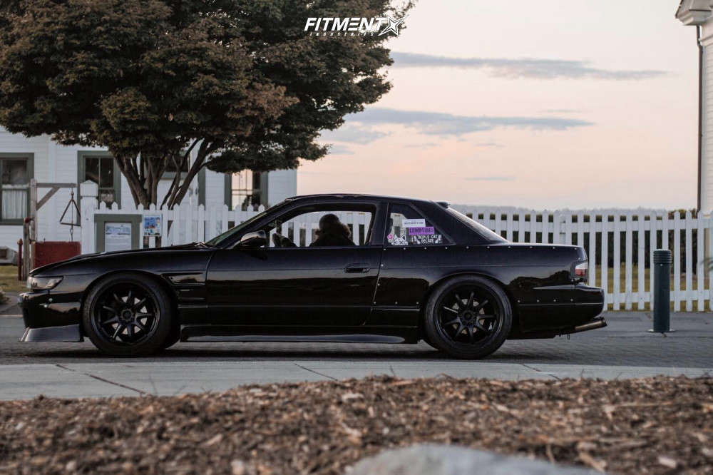 1990 Nissan 240SX SE with 18x10 Work Emotion D9r and Falken 245x40 on ...