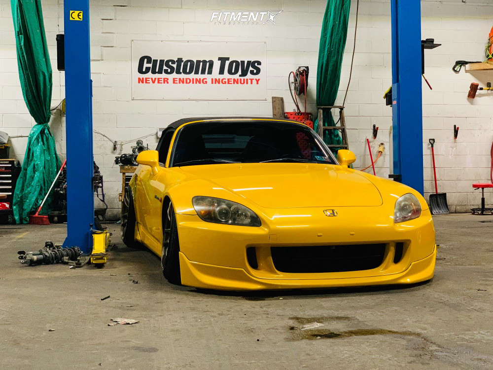 2008 Honda S2000 Base with 18x9.5 Work Emotion Cr Kiwami and Achilles ...