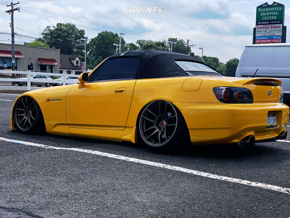 2008 Honda S2000 Base with 18x9.5 Work Emotion Cr Kiwami and Achilles ...